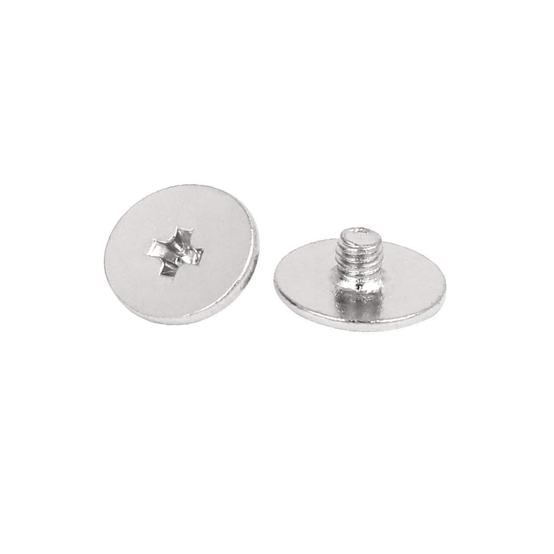 New Lon0167 2mmx2mm Nickel Featured Plated Flat Head reliable efficacy Ultrashort Notebook laptop Computer Screw 100pcs(id:7ee 97 ae d2a)