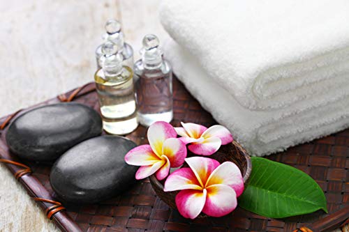 ActiveBliss Hot Stones - 2 Extra Large Massage Stones Set (4 in x 3.15 in) (Sacrum or Belly) for Professional or Home spa, Relaxing, Pain Relief, Healing