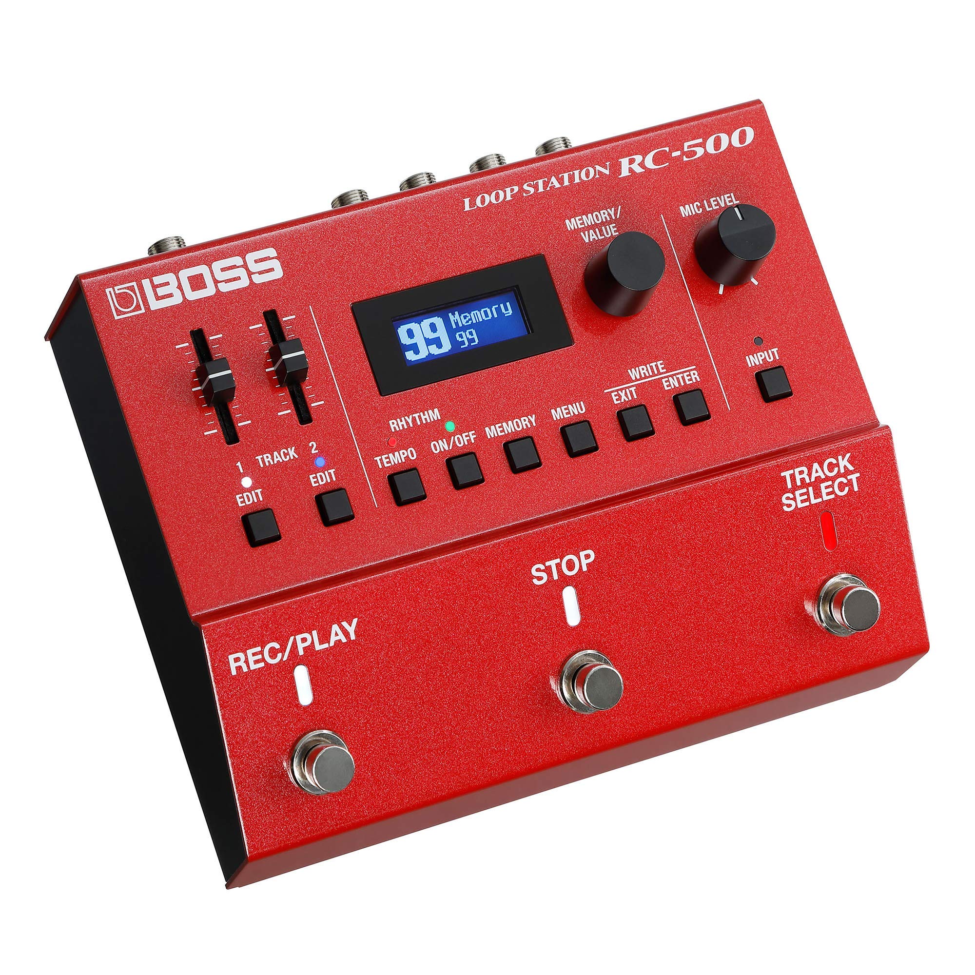 Boss RC-500 Loop Station Compact Phrase Recorder Pedal + Boss FS-7 Dual Foot Switch