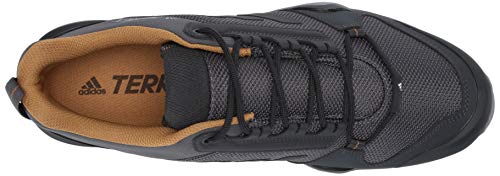 adidas mens Terrex Ax3 Hiking Shoe, Grey/Black/Mesa, 11.5 US