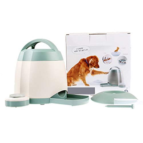 ZZK Smart Feeder Dog Button Portable Automatic Feeder ABS Smart Treasure Hunt Toy Suitable for Cats and Dogs