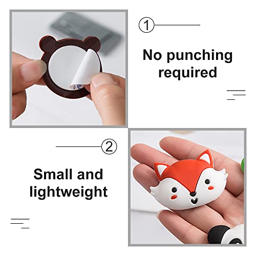 3 Pcs Door Stopper Crash Pads Cartoon Wall Crash Pads Silicone Door Handle Crash Pads for Bedroom Kitchen Cabinets