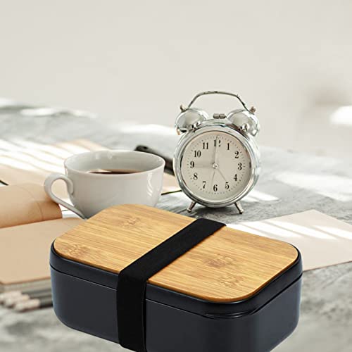 cabilock 4Pcs Bento Box Belt Lunch Box Nylon Strap Bento Box Fixing Band Double Layer Bento Box Strap for Home Outdoor Picnic Random Color