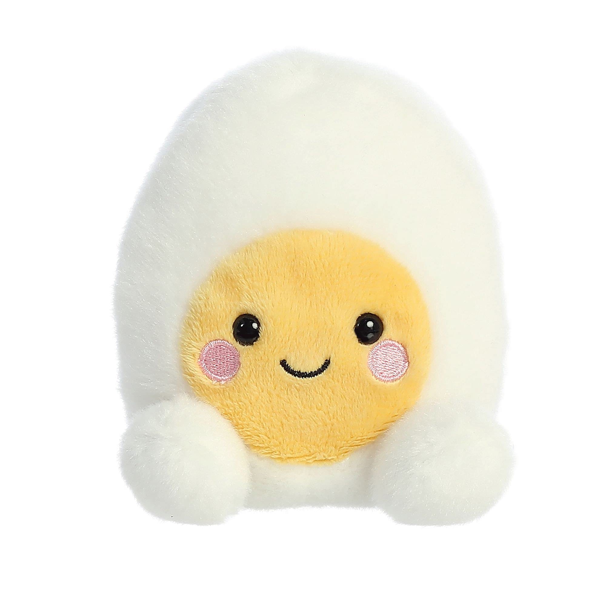 Aurora® Adorable Palm Pals™ Bobby Egg™ Stuffed Animal - Pocket-Sized Play - Collectable Fun - Yellow 5 Inches