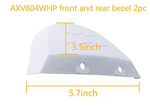 2023 ππ₯ππ§πππ AXV417WHP Pool Cleaner Pod Swing Kit,AXV604WHP Front and Rear Bezels, White AXV414P Pod Shoes Compatible with Hayward Navigator Pool Vac Ultra Pool Cleaner Parts