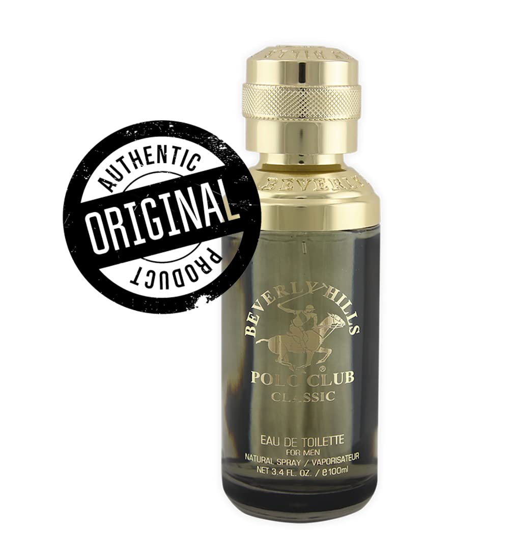 Beverly Hills Polo Club Classic By Beverly Fragrances Eau De Toilette Spray 3.4 Ounce