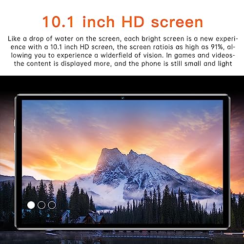 2 in 1 Tablet with Keyboard, 10.1 inch Android 12 Tablet PC, 8+256GB, Octa Core, 8MP+16MP Dual Camera, GPS, Bluetooth, 5G WiFi 4G GSM LTE Tablet with Case (US Plug)