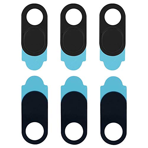 Valentine's Day PresentAndraw Easy to Install Webcam Protect Sticker, Camera Protect Sticker, for Phone Smartphone Len(Black)