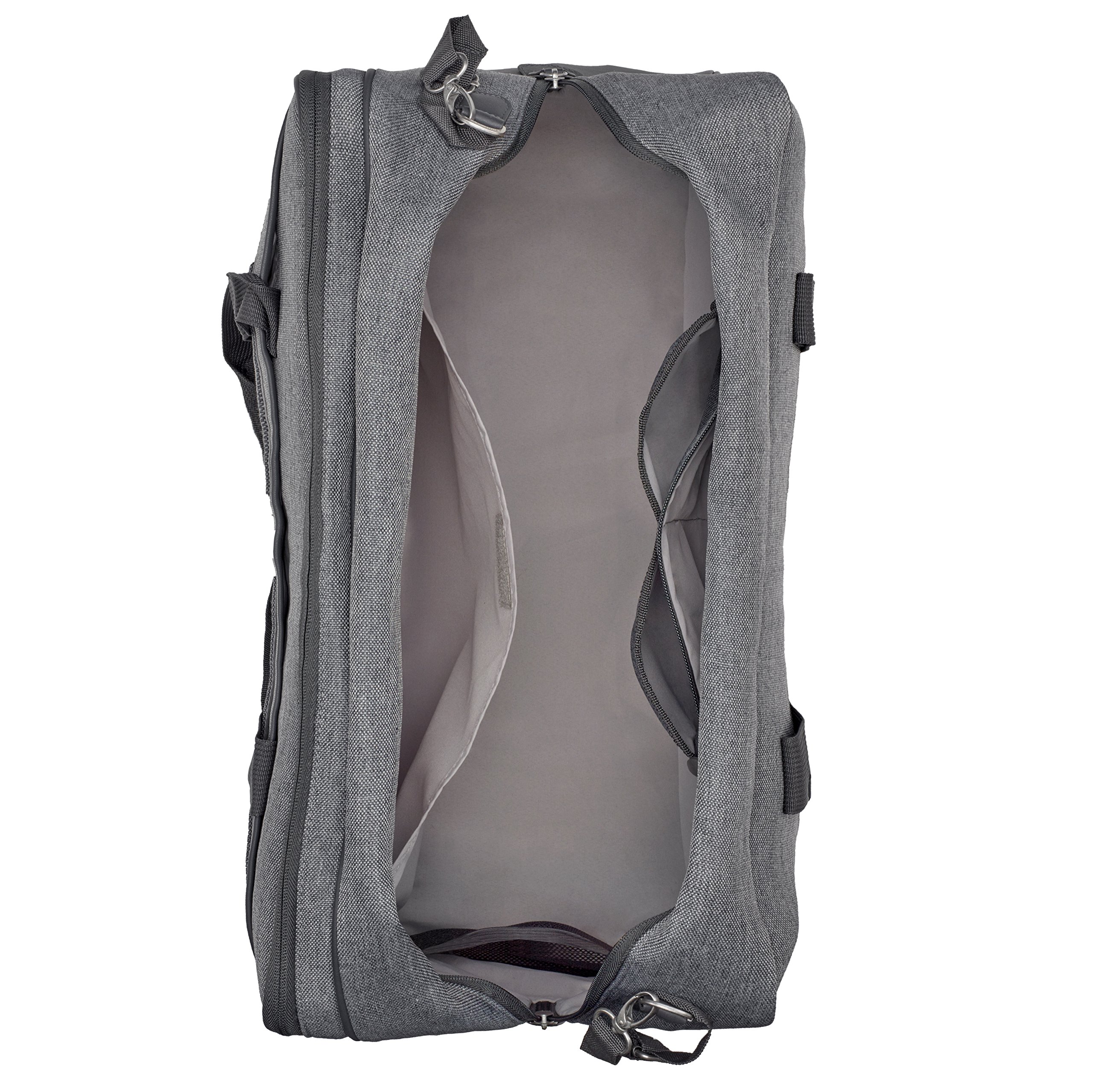 Babymoov Traveler Carry On Bag, Multi-Function, Lightweight, XL Size with 11 Pockets and 6 Accessories for Organized Storage (Perfect for Moms & Dads)