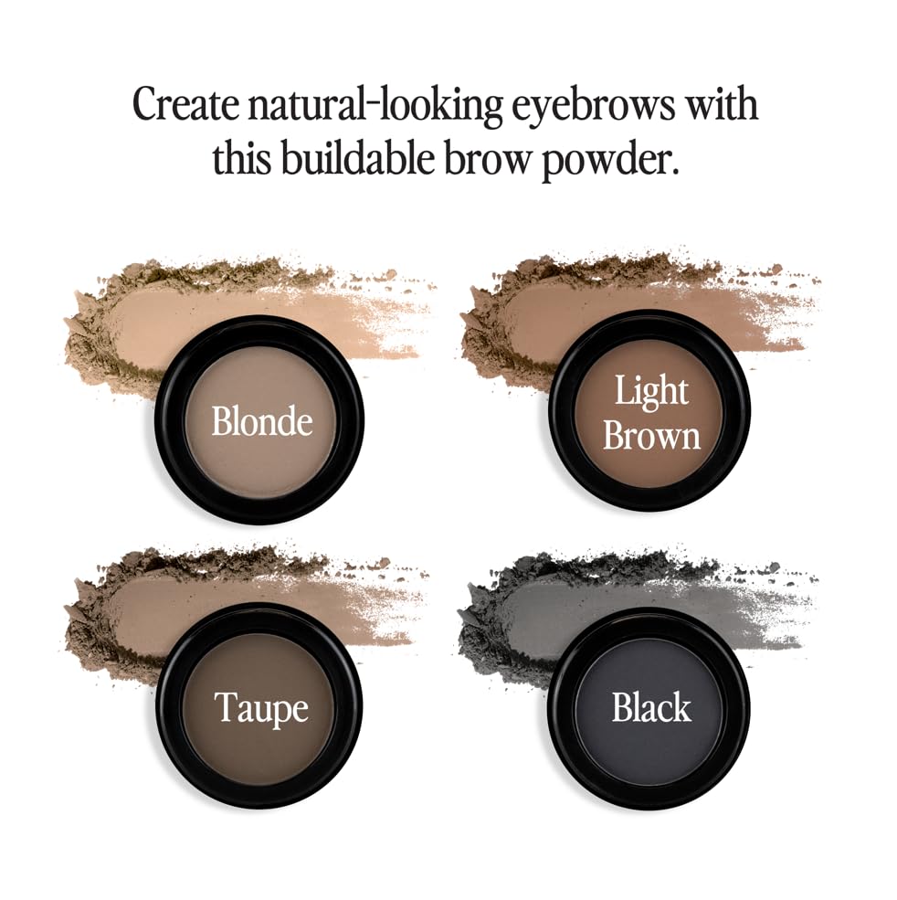 Billion Dollar Brows Eyebrow Powder in Taupe β Achieve Fuller, Fluffier Brows with Buildable Coverage, Velvet-Smooth Formula, Cruelty-Free & Vegan for a Natural, Soft Finish