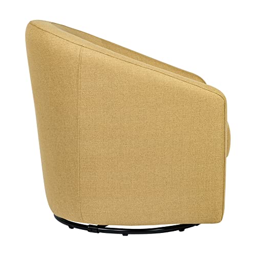 babyletto Madison Swivel Glider in Performance Dijon Eco-Twill, Water Repellent & Stain Resistant, Greenguard Gold and CertiPUR-US Certified
