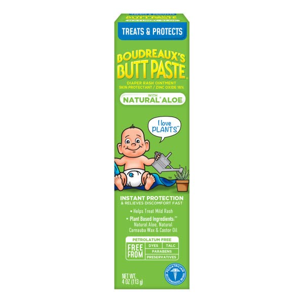 Boudreaux's All Natural Butt Paste 4 oz (Pack of 2)