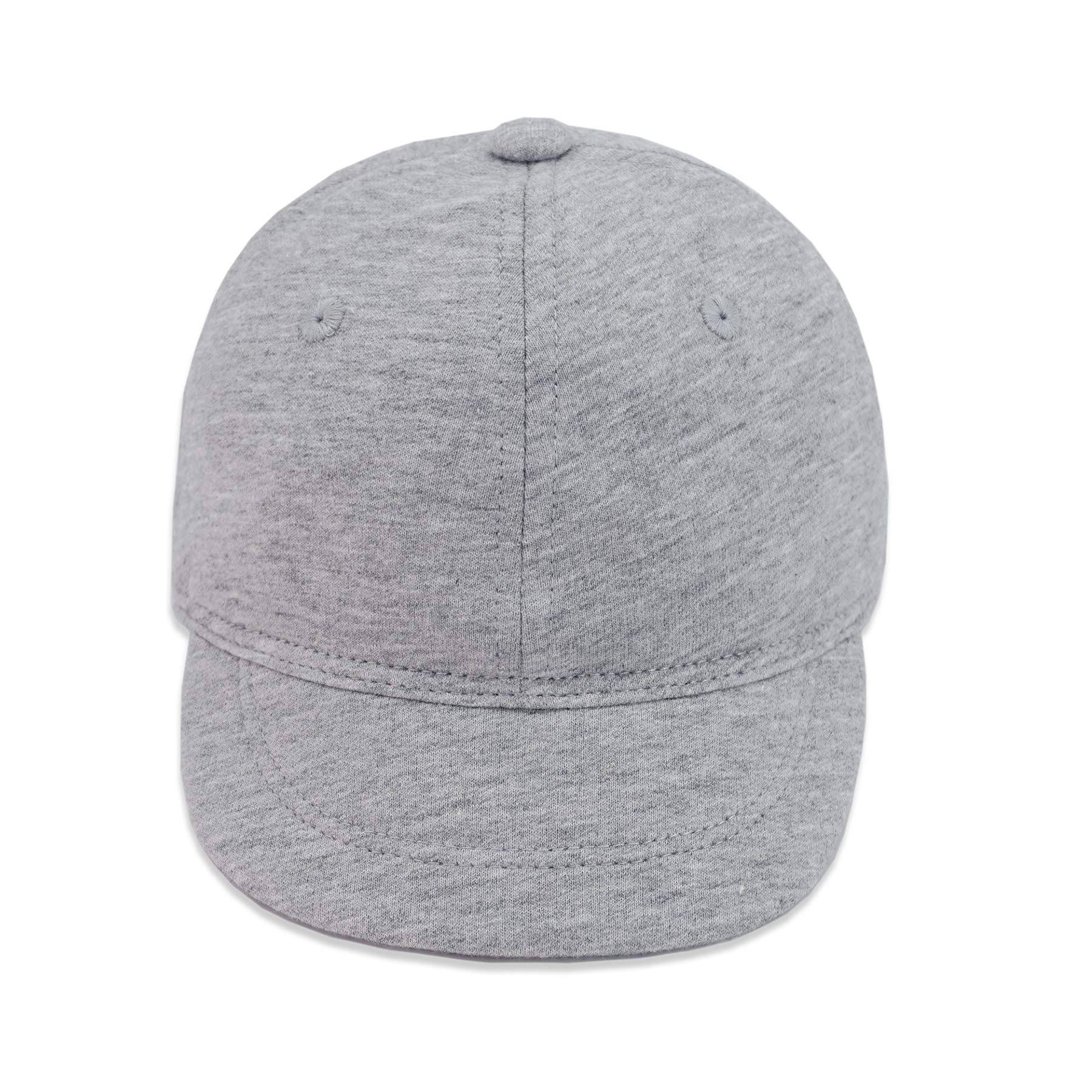 Keepersheep Baby Baseball Cap Infant Sun Hat, Infant Toddler Kids Baseball Cap (6-12 Months, Light Gray)