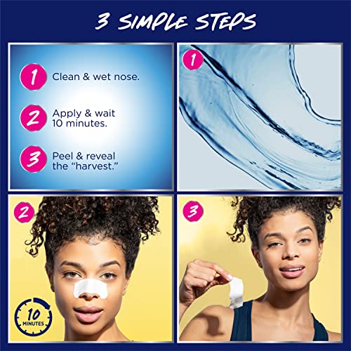 Bioré Original, Deep Cleansing Pore Strips, Nose Strips for Blackhead Removal, with Instant Pore Unclogging, features C-Bond Technology, Oil-Free, Non-Comedogenic Use, 8 Count