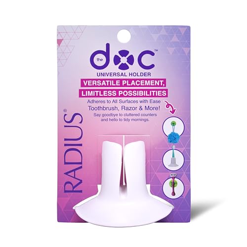 RADIUS Doc, Toothbrush/Razor Holder, 4 Count (Pack of 1)