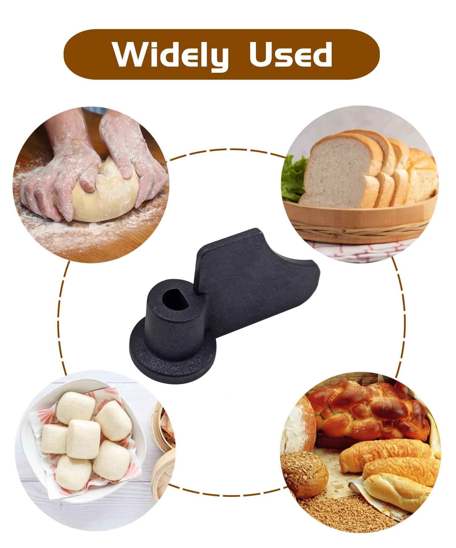 2pcs Bread Machine Kneading Paddle Replacement Parts fits for Oster CKSTBRTW20 Bread Machine