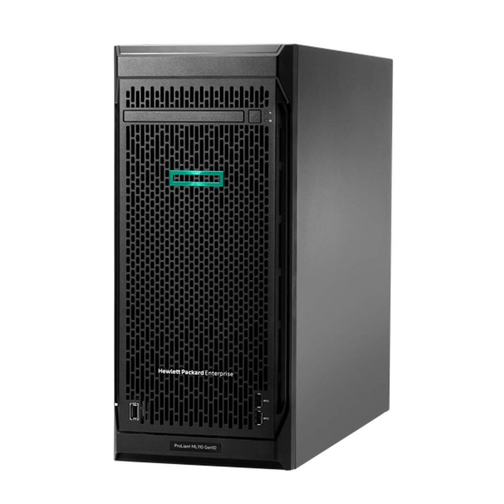 HP ProLiant ML110 Gen10 Tower Server Bundle with Intel Xeon Bronze 3204, 32GB DDR4, 8TB HDD, RAID, Windows Server 2019