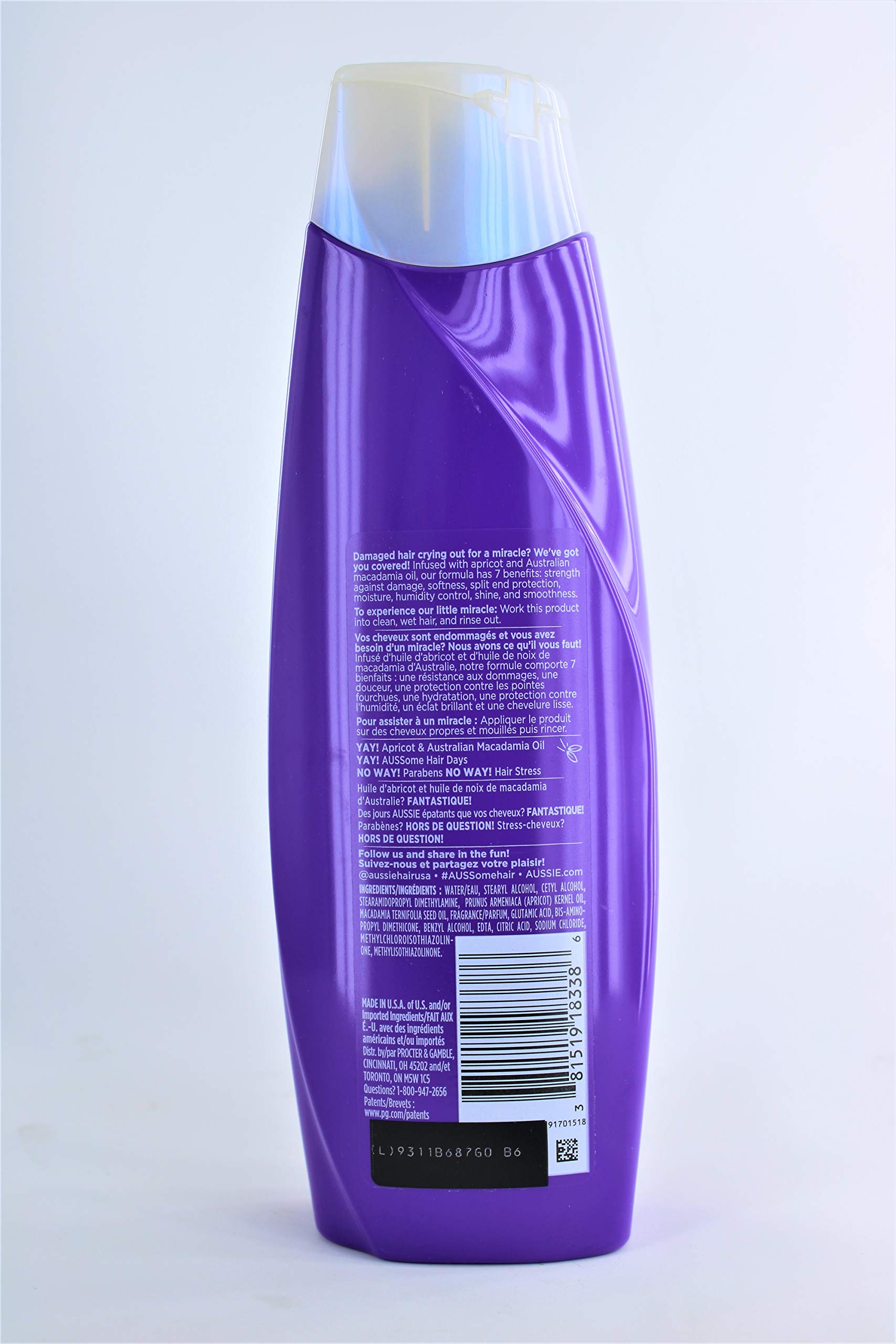 Aussie Total Miracle 7-N-1 Conditioner 12.1oz (3 Pack)