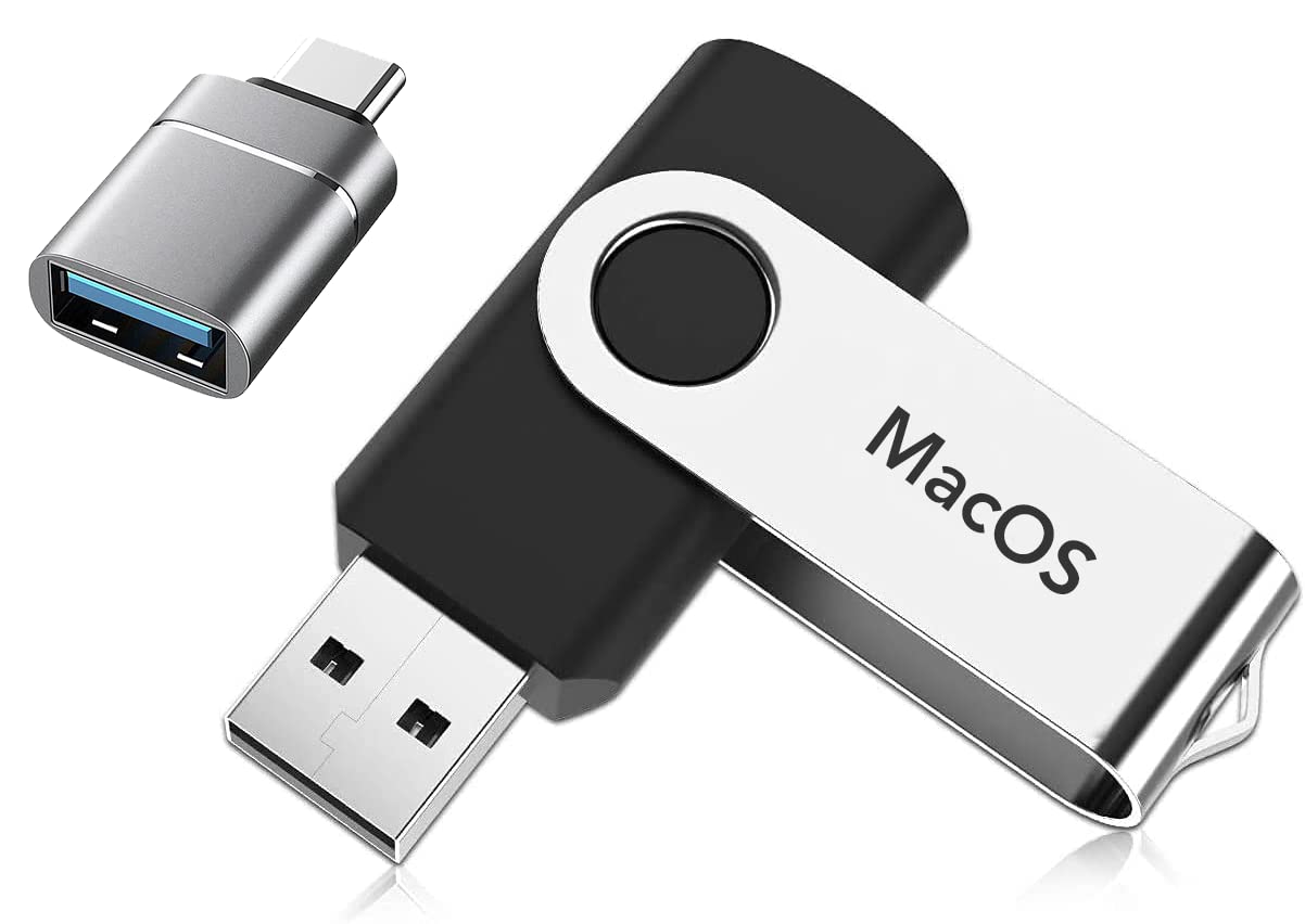 5-in-1 MacOS High Sierra | Ventura | Monterey | Big Sur | Catalina, Bootable USB Drive, Full Install/Upgrade/Restore/Recovery Mac OS X