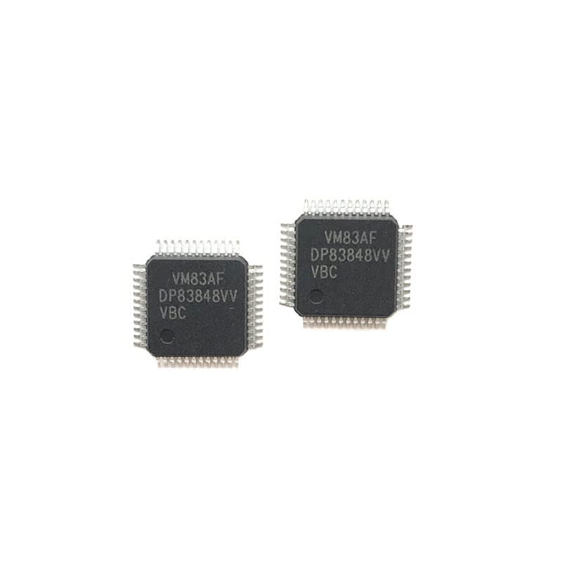 2Pcs DP83848CVVX QFP-48 DP83848C QFP48 83848C Integrated Electronic Components Distribution List