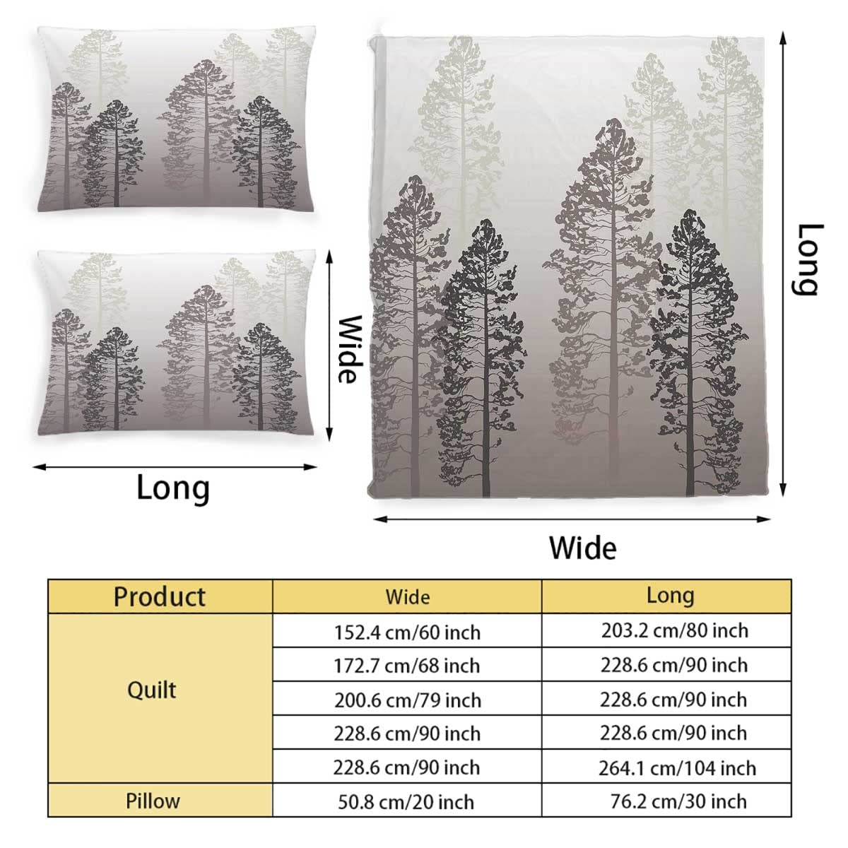 Country Microfiber Comforter Cover Set Full/Queen Size, 3Pcs Warm Taupe Duvet Cover Set Boho Comforter with 2 Pillowcases Queen(90"X90")