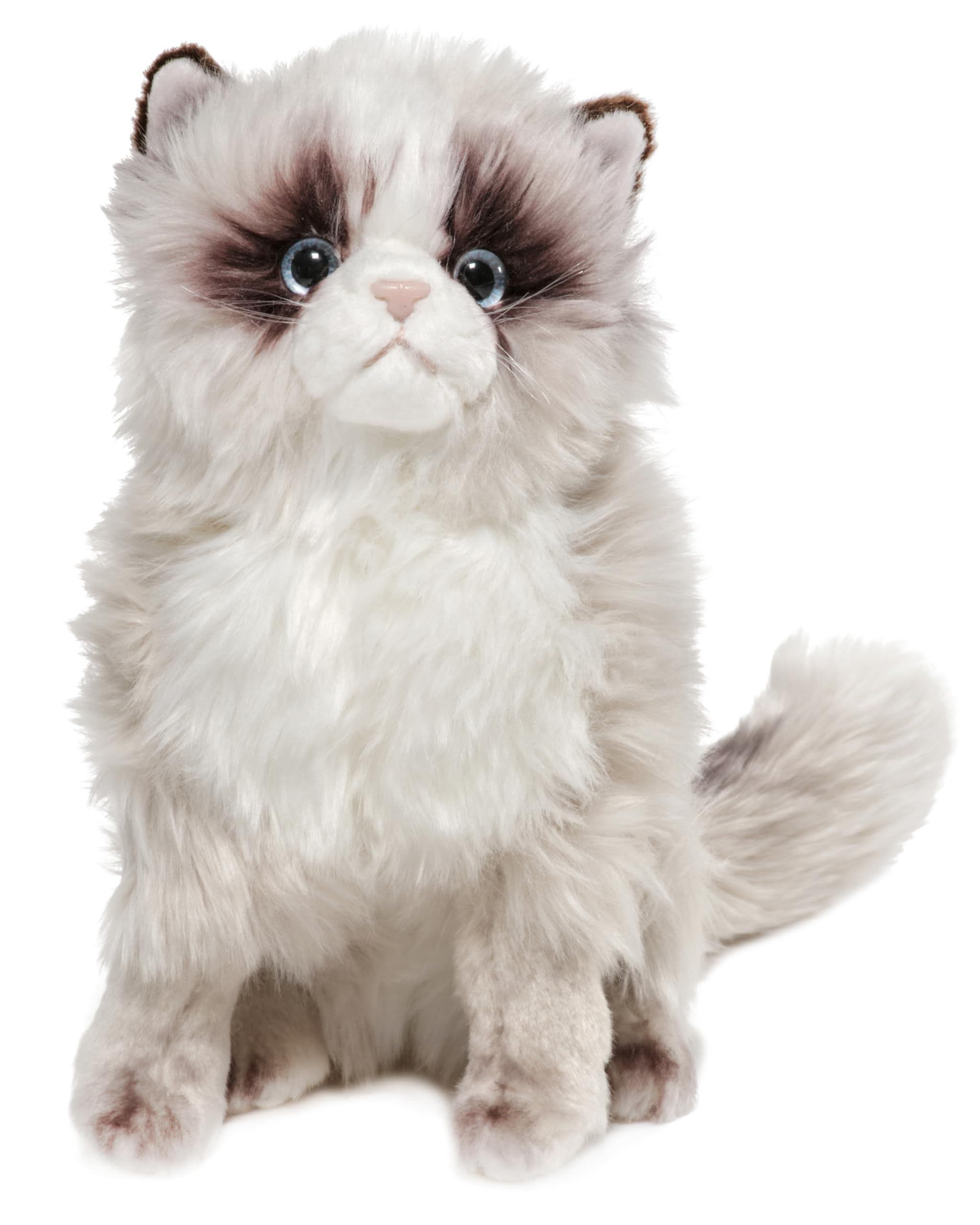 Bearington Tasha The Himalayan Stuffed Cat, 10.5 Inch Kitten Stuffed Animal