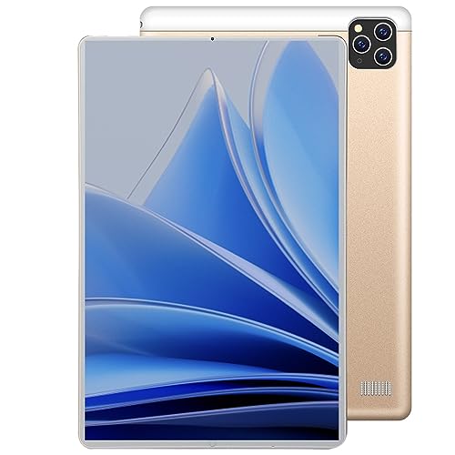 2023 Global Version 11.6 Inch Tablet Android 16GB RAM 1TB ROM Android 11.0 MTK6797 WiFi 8800mAh 10 Core Network Full Screen Gold 1 / 16GB 1TB / UK-Plug
