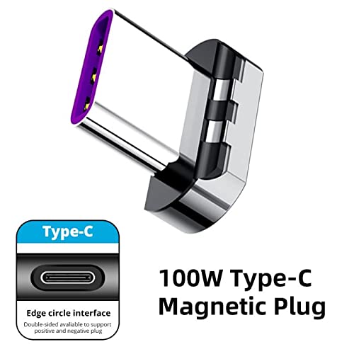 BoxWave Adapter Compatible with Nintendo Switch - MagnetoSnap PD Angle Adapter, Magnetic PD Angle Charging Adapter Device Saver - Metallic Silver