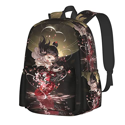 AGARES Anime Heaven Official'S Blessing Backpack Large Capacity Travel Backpacks Computer Bag Casual Daypack Laptop Backpacks For Men Women
