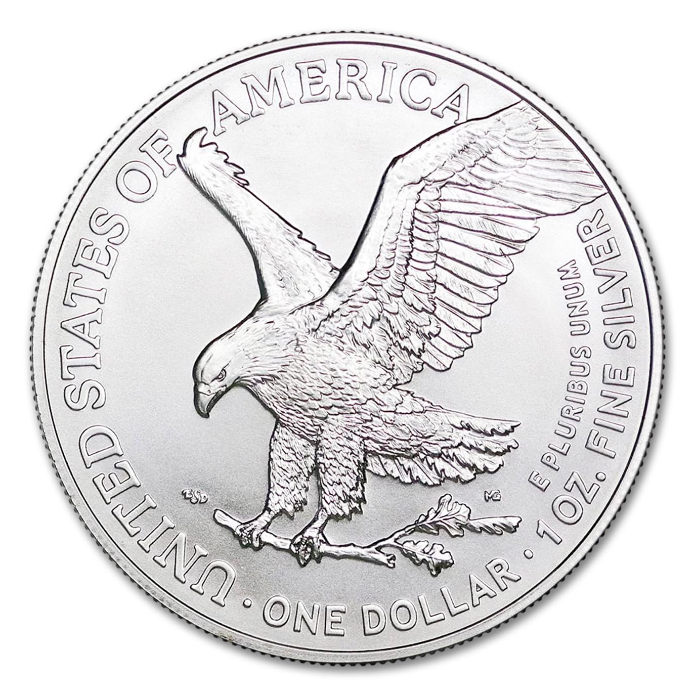 2024 - Lot of (5) 1 oz American Silver Eagle Coins Brilliant Uncirculated with Certificates of Authenticity $1 Seller BU