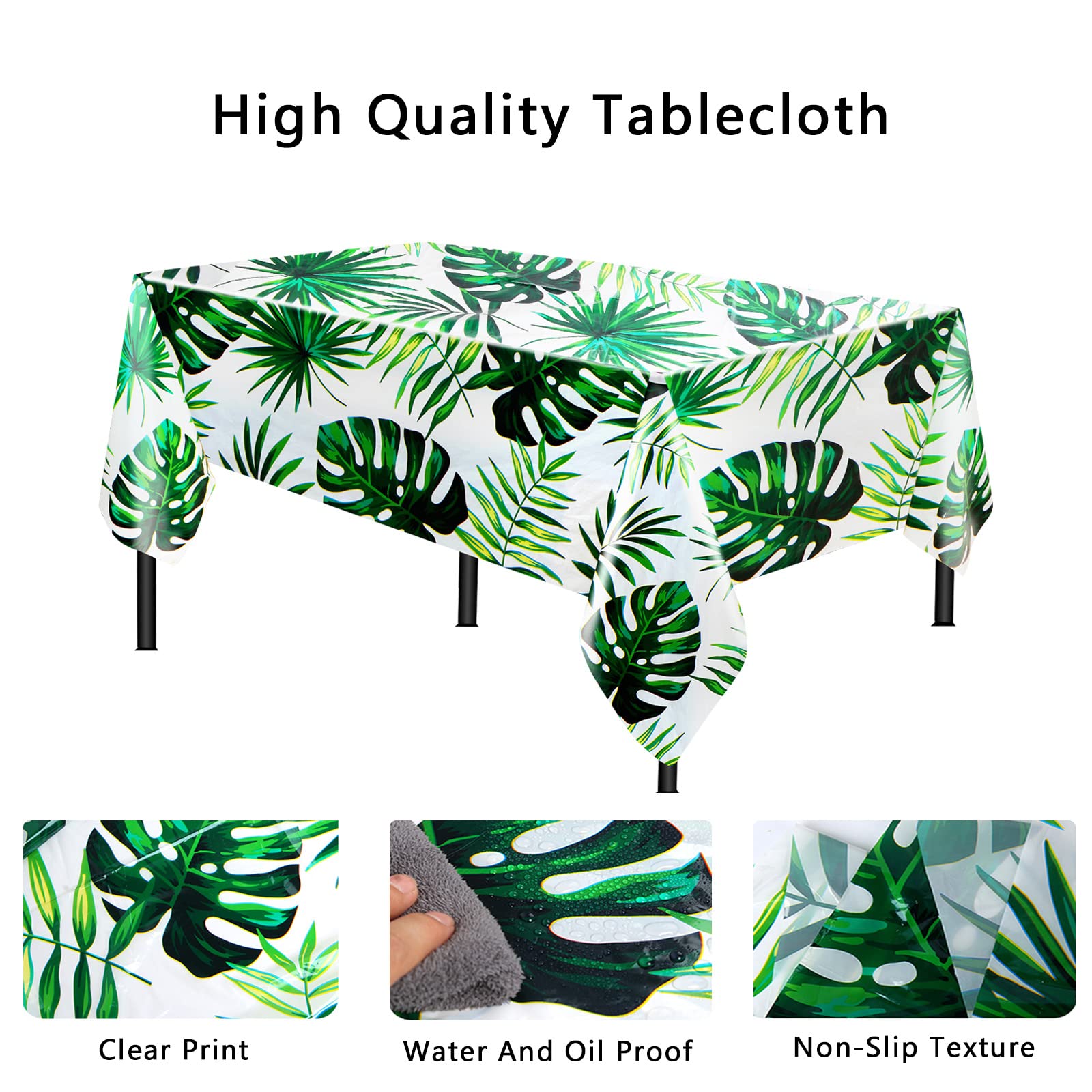 2PCS Fall Tablecloth Thanksgiving Table Covers Fall Maple Leaves Tablecloth Fall Party Supplies Harvest Theme Plastic Tablecloths Thanksgiving Party Decorations for Dining Kitchen Table Decor 54"x108"