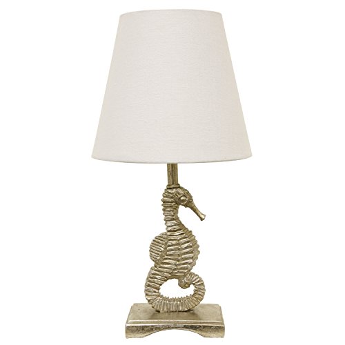 Décor Therapy TL15454 Table Lamp, Silver Leaf