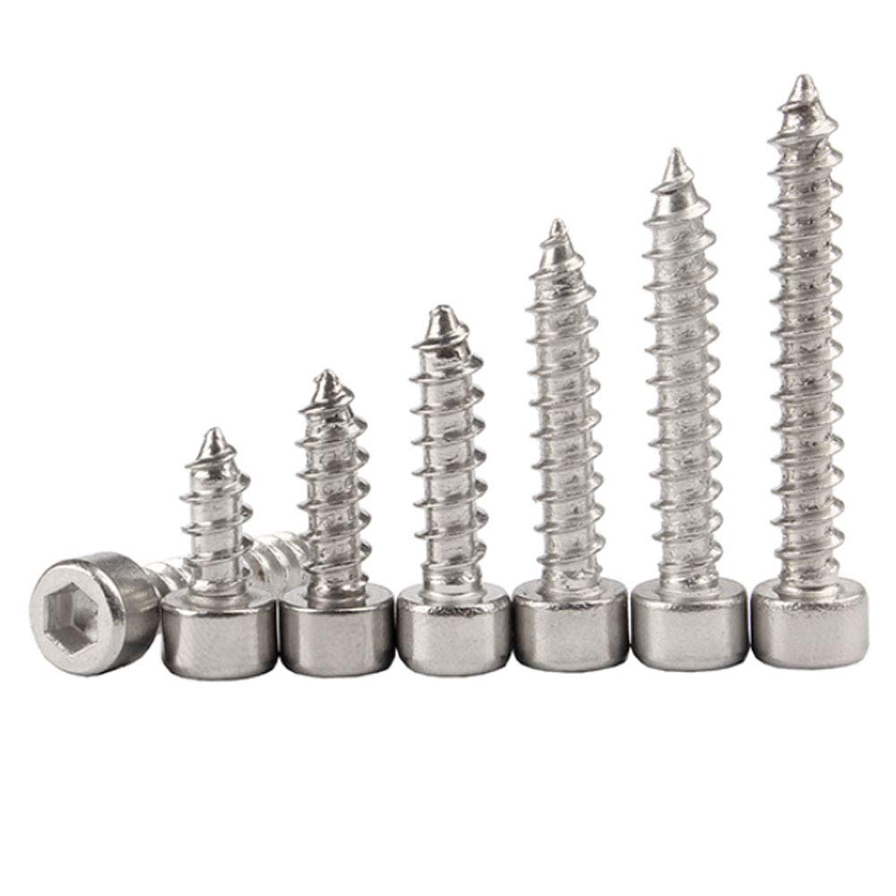 Yudesun Fasteners Tools Nails Screws - Hardware Self Tapping Screws Metric Thread Stainless Steel Hex Socket Cap Screw M4 M5 M6