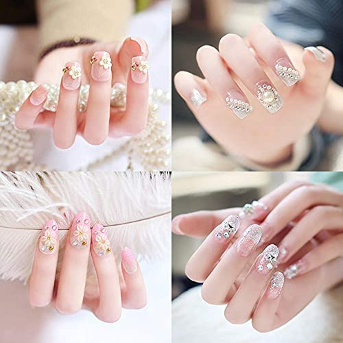 πππππ€ Rhinestone Picker, ππ’ππ¦π¨π§π πππ’π§ππ’π§π ππ¨πππ’π§π πππ§ Dual-end Rhinestones Pickup Tool for Nail Gems Stones Crystals πππ Nail Art Crafts (Pink and White)