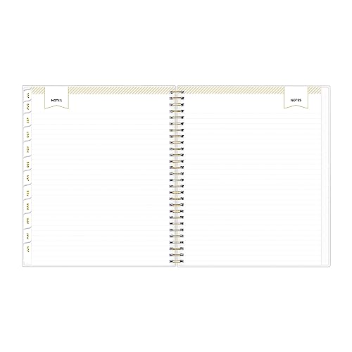 2023-2024 Day Designer Monthly Planning Calendar, 8" x 10", Elle Blue Frosted, July 2023 to June 2024, 142488