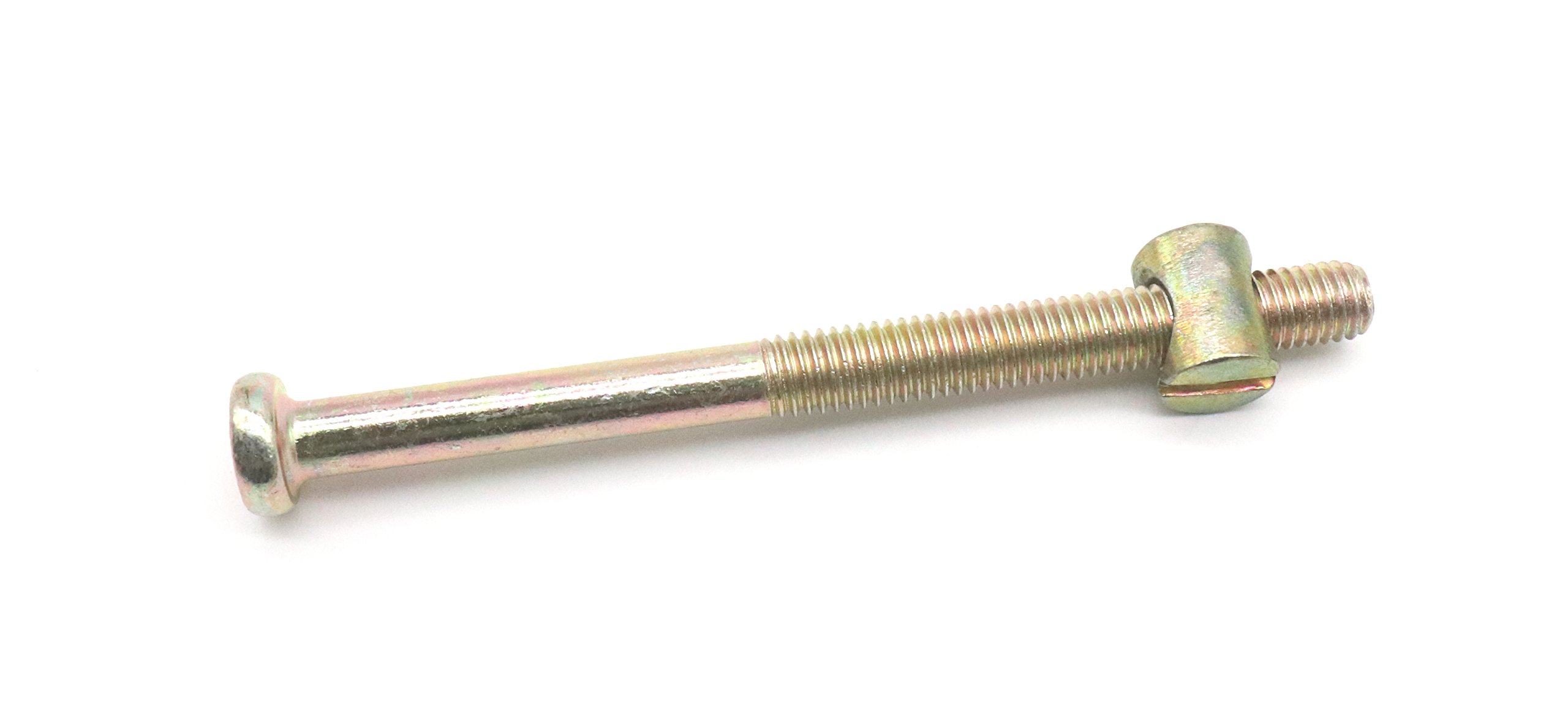 binifiMux Half Thread M8 x 100mm Furniture Barrel Screws Bolt Nuts Set for Beds Chairs 6 Set, Bunk Bed Screws, Bunk Bed Bolts, Bunk Bed Hardware, Bed Frame Bolts