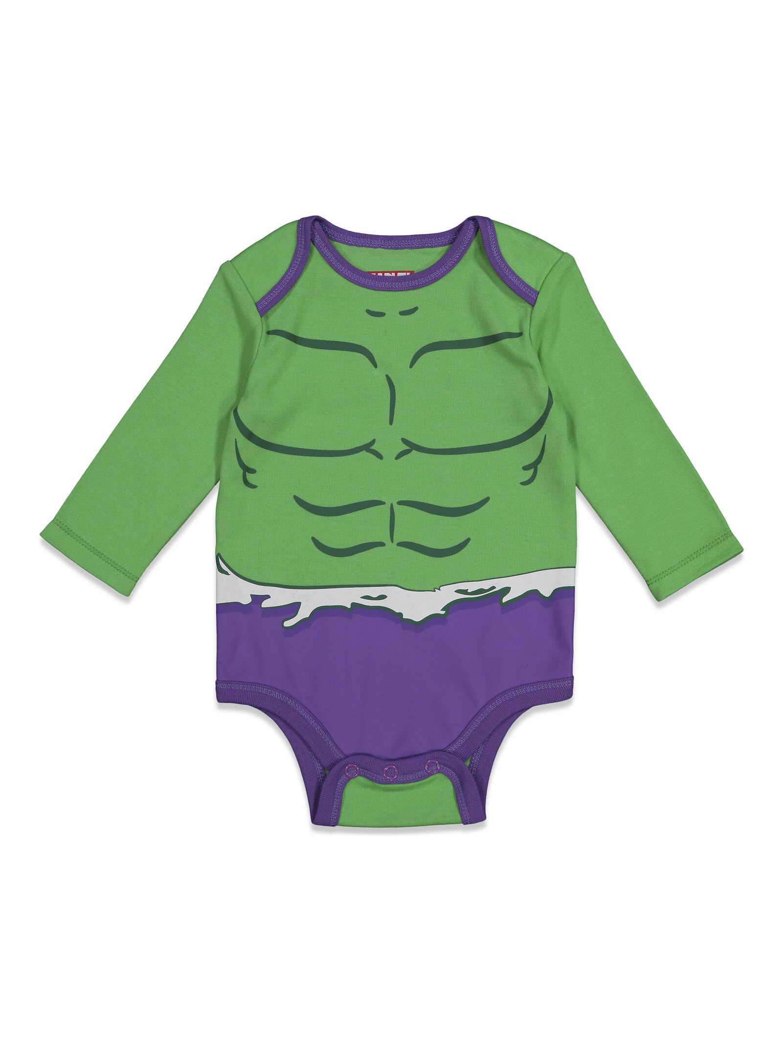 Marvel Baby Boys 5 Pack Bodysuits Hulk Spiderman Iron Man Captain America 3-6 Months