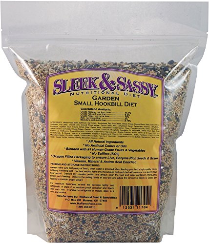 Garden Small Hookbill Bird Food for Cockatiels, Lovebirds, Quaker Parrots & Small Conures (4 lbs.)