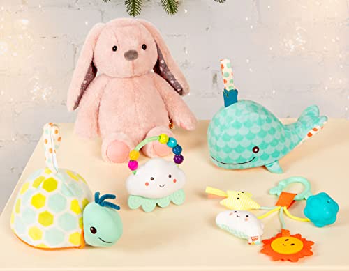 B. toys- B. baby- Baby Glowable Soothing Plush Turtle with Lights & Sounds- Glow Zzzs Turtle Shellé0 Months +