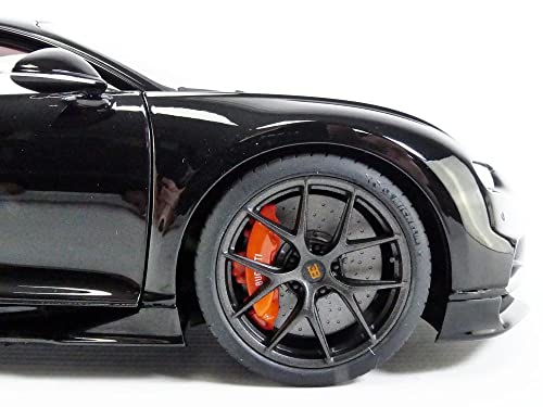 AUTOart 1/18 Bugatti Chiron Sport 2019, Nocturne Black Model Car