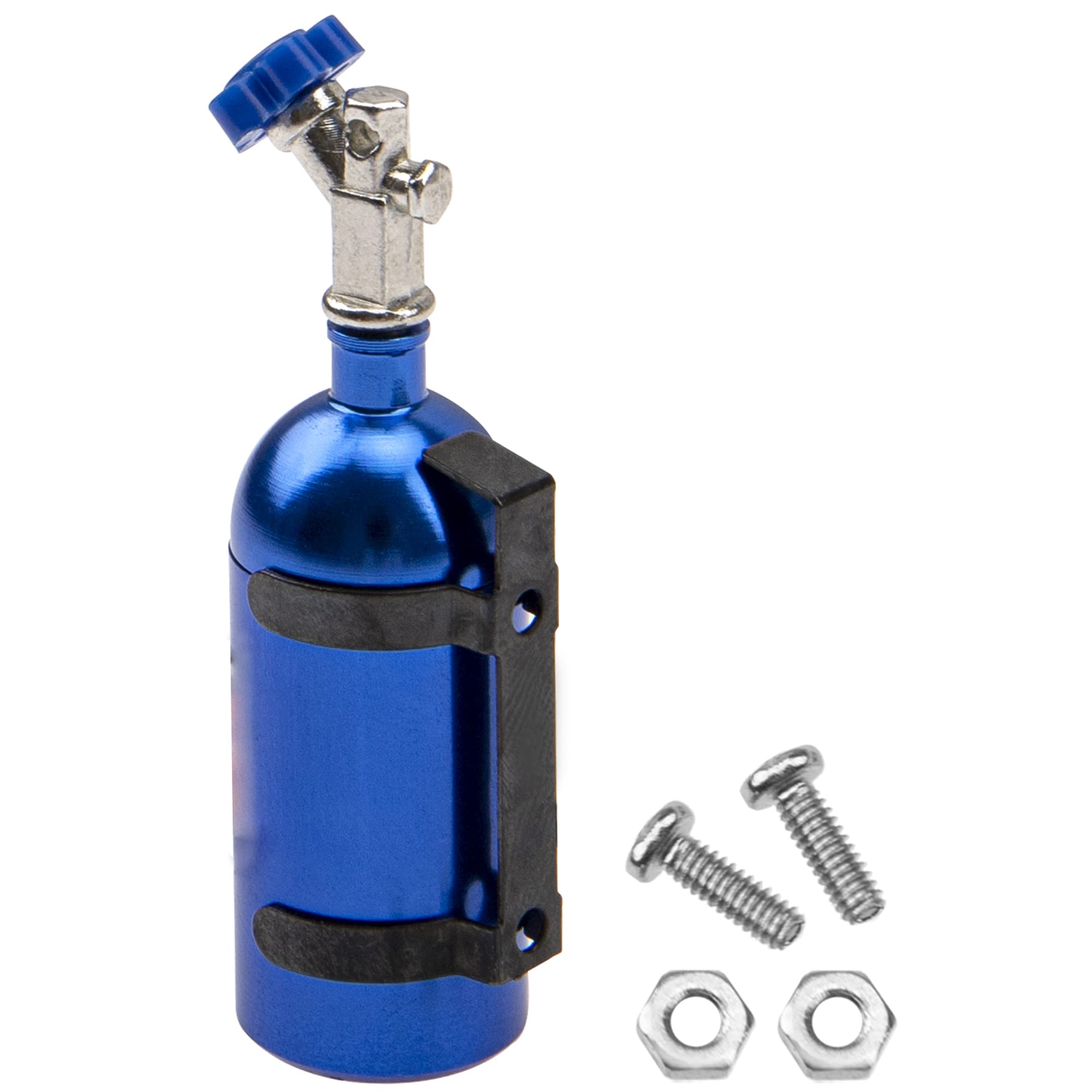 2Pack Vgoohobby Simulation Nitrogen Bottle Decoration Part Accessory Compatible with Traxxas TRX4 Axial SCX10 RC4WD Tamiya CC01 D90 90046 1/10 RC Crawler (Bue)