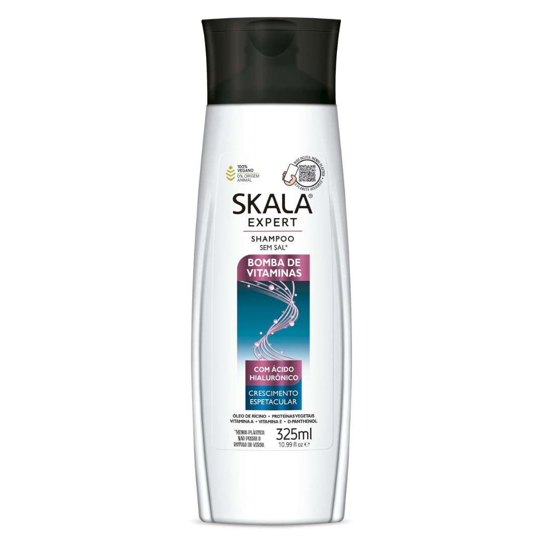 SKALA - Linha Expert - Shampoo Bomba de Vitaminas 325 Ml - (Expert Collection - Vitamin Bomb Shampoo 10.98 Fl Oz)