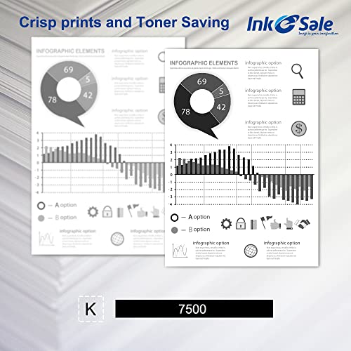 INK E-SALE [NO CHIP] Black 1-Pack Compatible Toner Cartridge Replacement for HP 414X M454dw M479fdw Toner for HP Color Pro M454dw M454 M454dn MFP M479fdw M479 M479fdn Toner Printer Ink