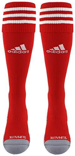 adidas Unisex Copa Zone Cushion III Soccer Socks (1-Pair) , Power Red/ White , Medium
