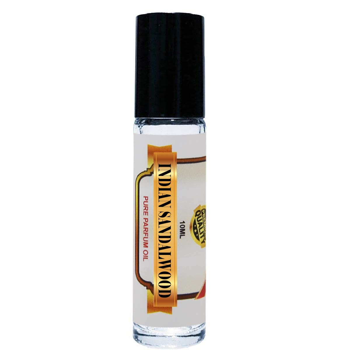 Indian Sandalwood Perfume Oil 10ml Roll on Bottle; Premium Grade Fragrance (Indian Sandalwood)