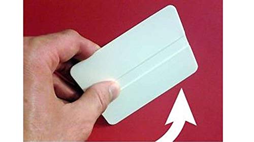 Vinyl Application Squeegee White Color 4 X 3 Inches for Putting up your Vinyl Wall Decals