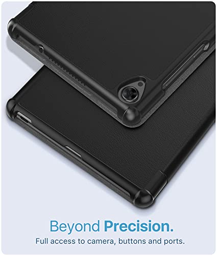 MoKo Case for Lenovo Tab M8 /Smart Tab M8 / Tab M8 FHD Case Model TB-8505F/TB-8505X/TB-8505FS/TB-8705F, Slim Lightweight Smart Shell Stand Cover Case for Lenovo Tab M8 HD/Tab M8 HD LTE, Black