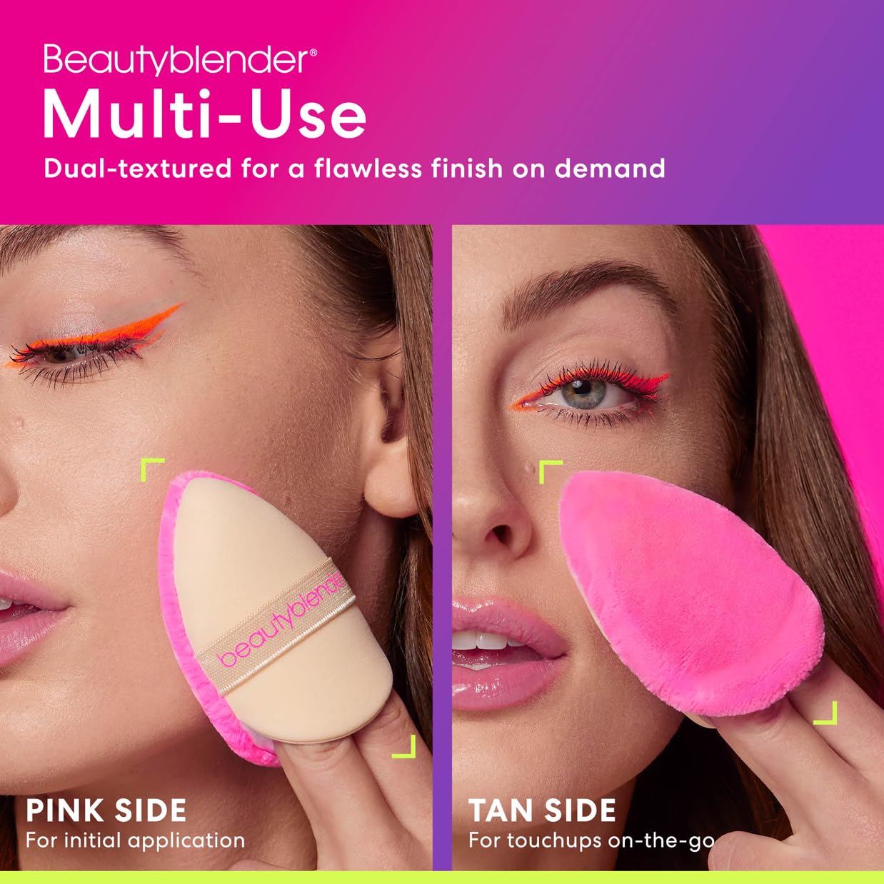 Beautyblender® | Pocket Puff™ Dual-Sided Beauty Blender Powder Puff for Setting and Baking, Reusable, Washable