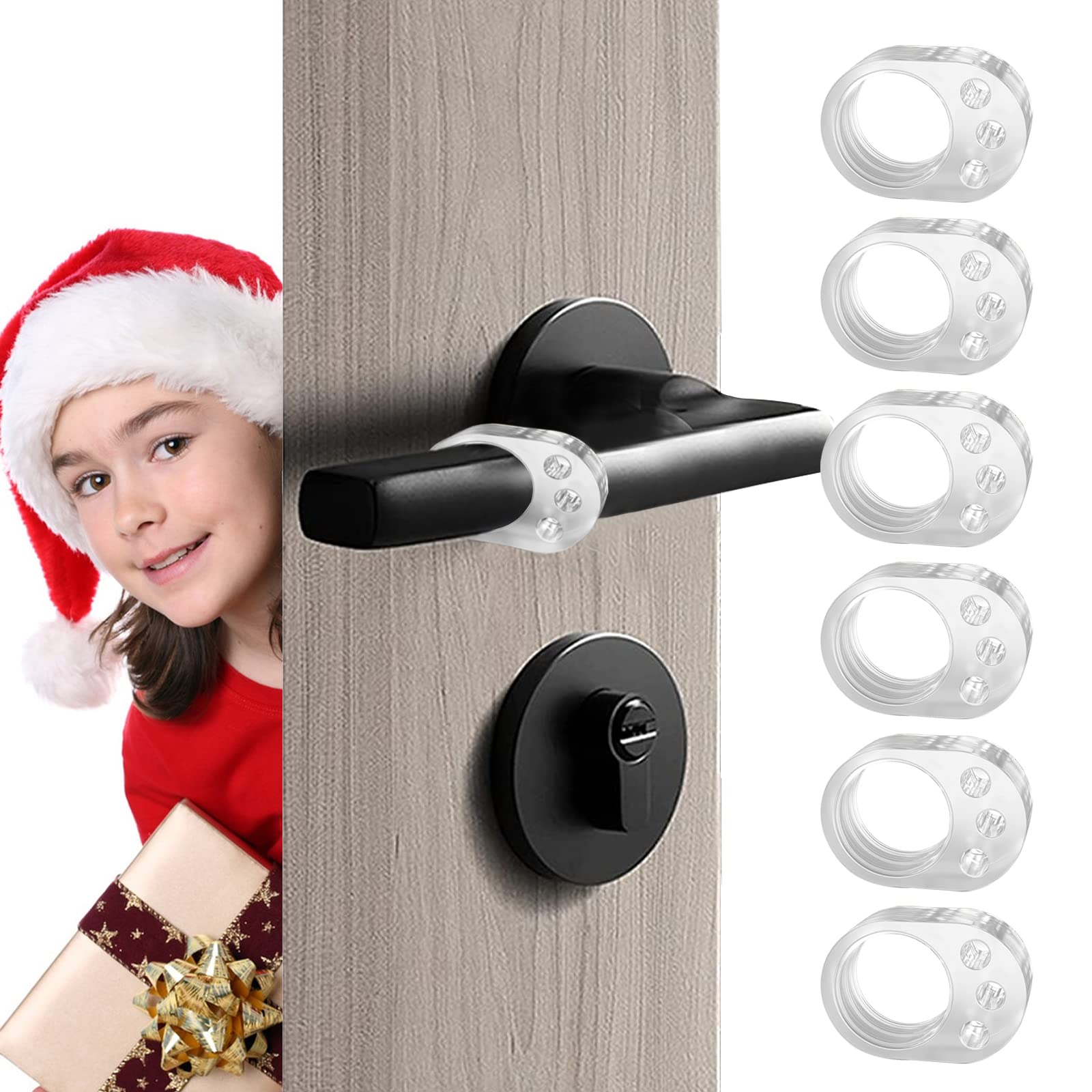 6PCS Door Pinch Guards Slam Stopper Baby Proof Doors Extra Soft Foam Sleek Design Wall Protector Kids Finger Protectors