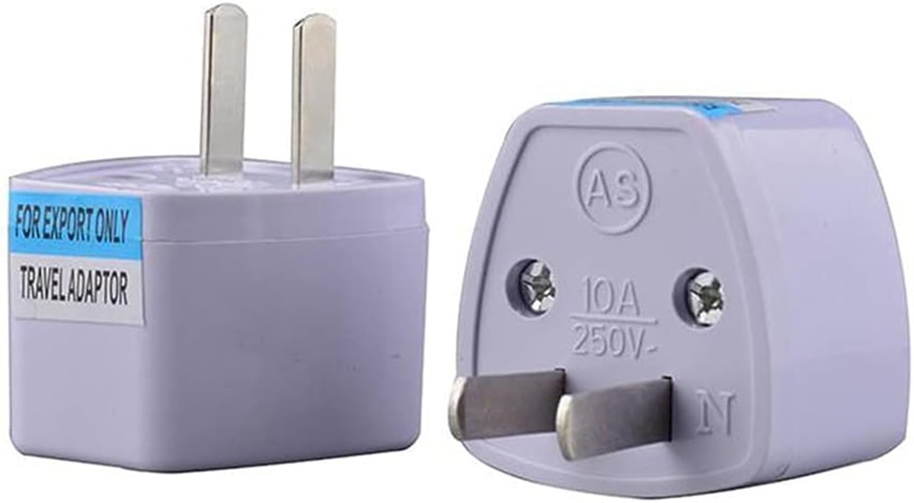 ANRANK 2 Pack UAE25010AK High Performance Universal UK/EU/AU to US Adapter Travel Power Plug Adapter Converters